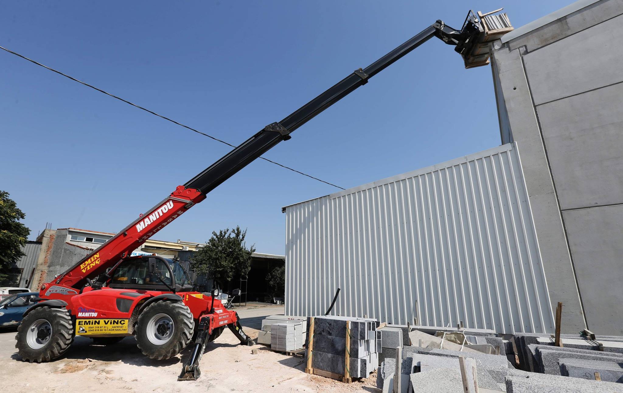 TELEHANDER - Emin Vinç Hafriyat Kiralama Hizmetleri